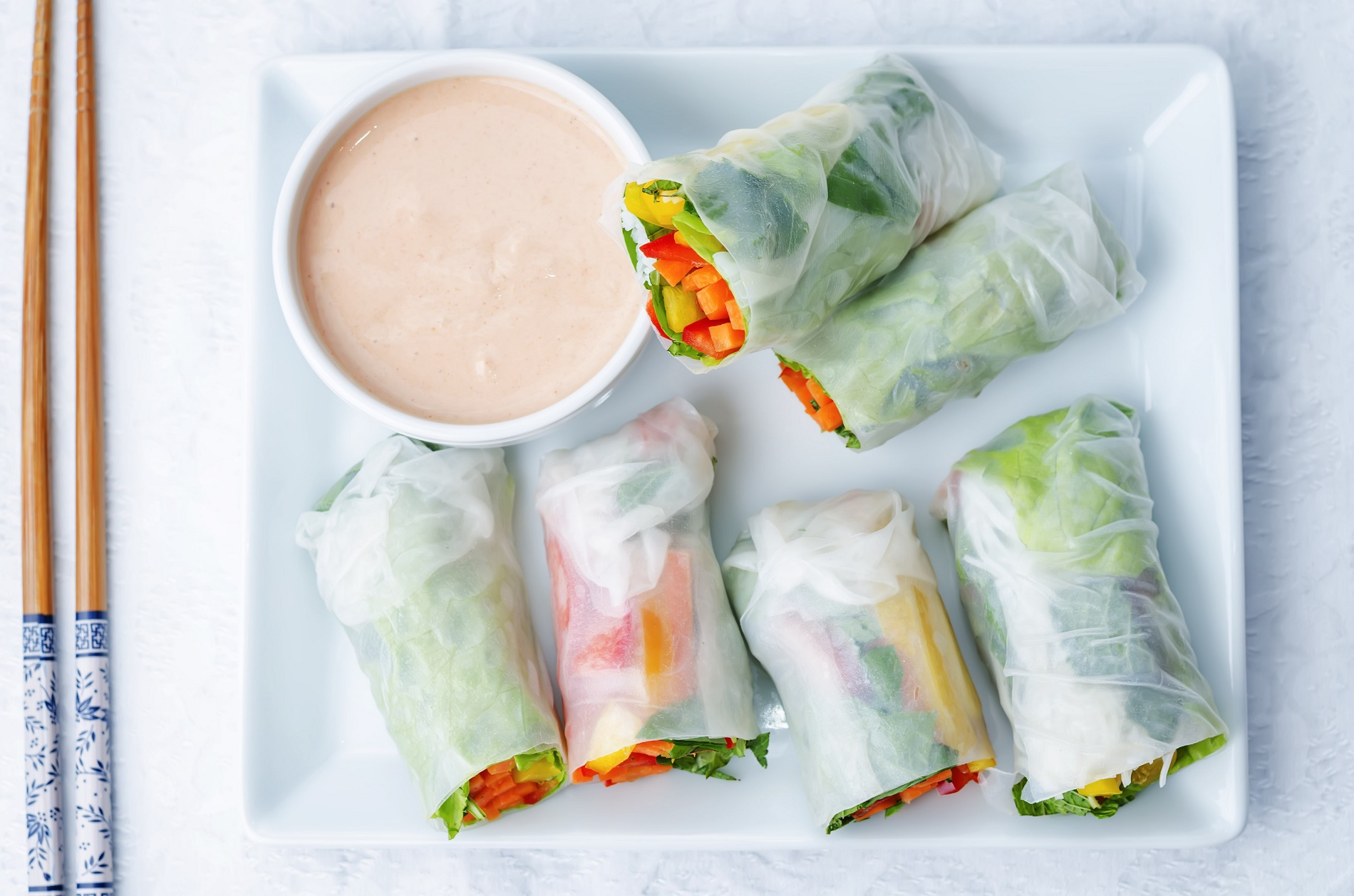 Fresh Spring Rolls with Peanut Sauce - Seward Community Co-op